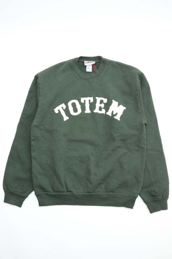 TOTEM x Boathouse Heavyweight Crew Sweatshirt - Hunter Green | Garmentory
