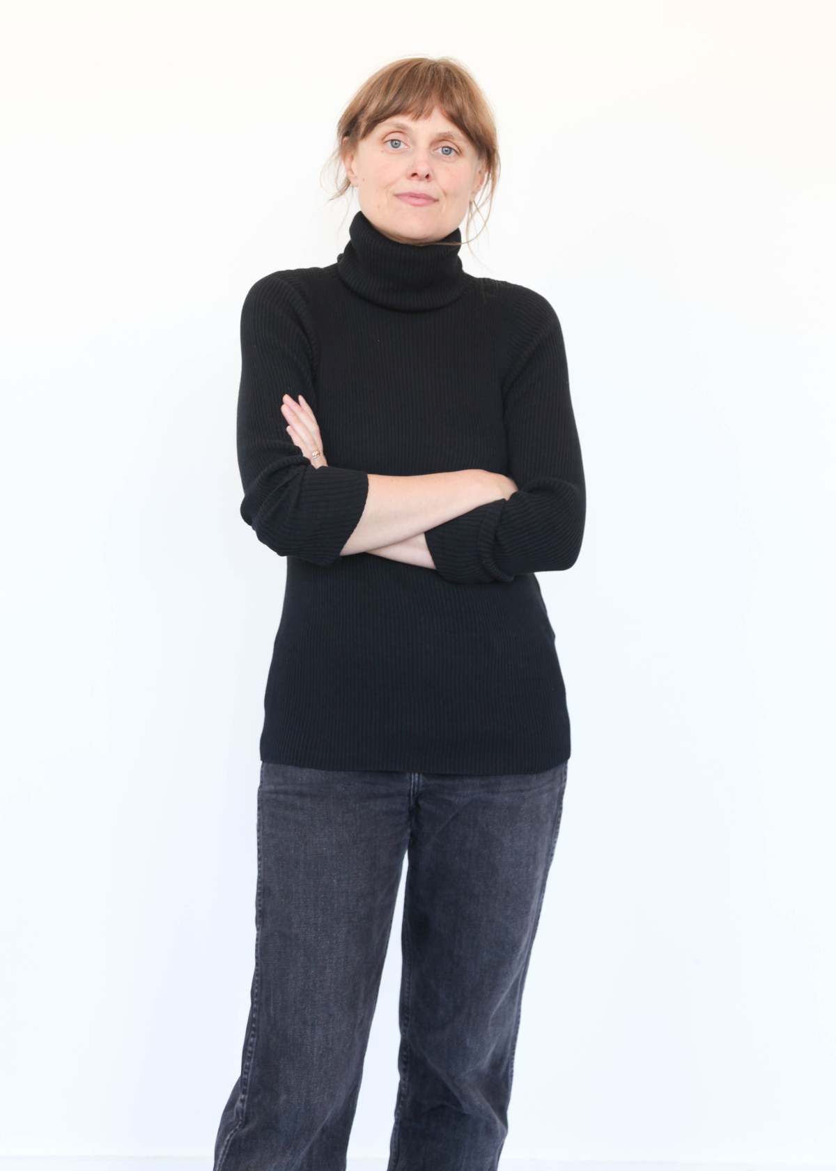 ICHI ANTIQUITES Whole Garment Turtleneck - Black | Garmentory