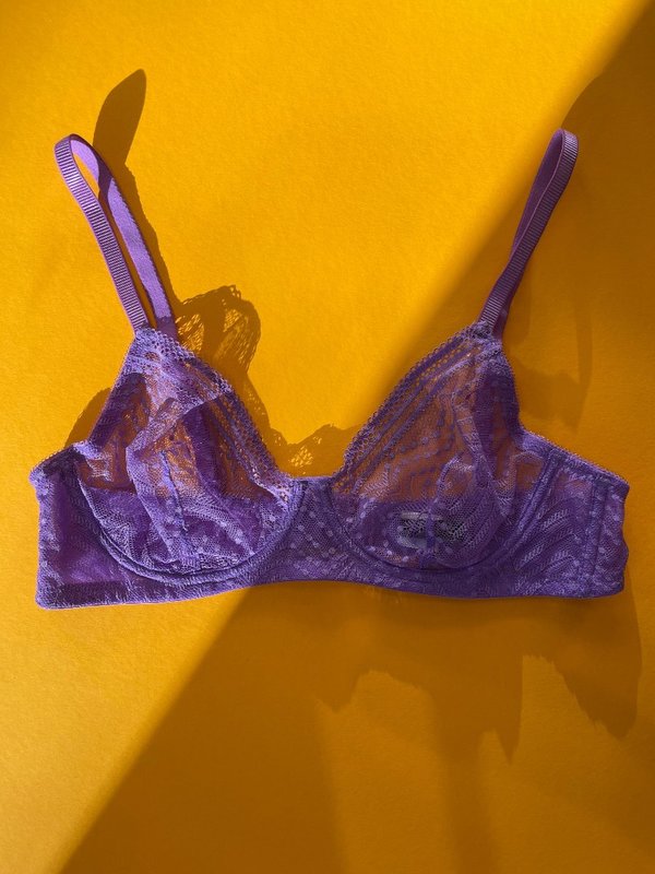 Huit Eclatante Underwire Bra - Violet | Garmentory