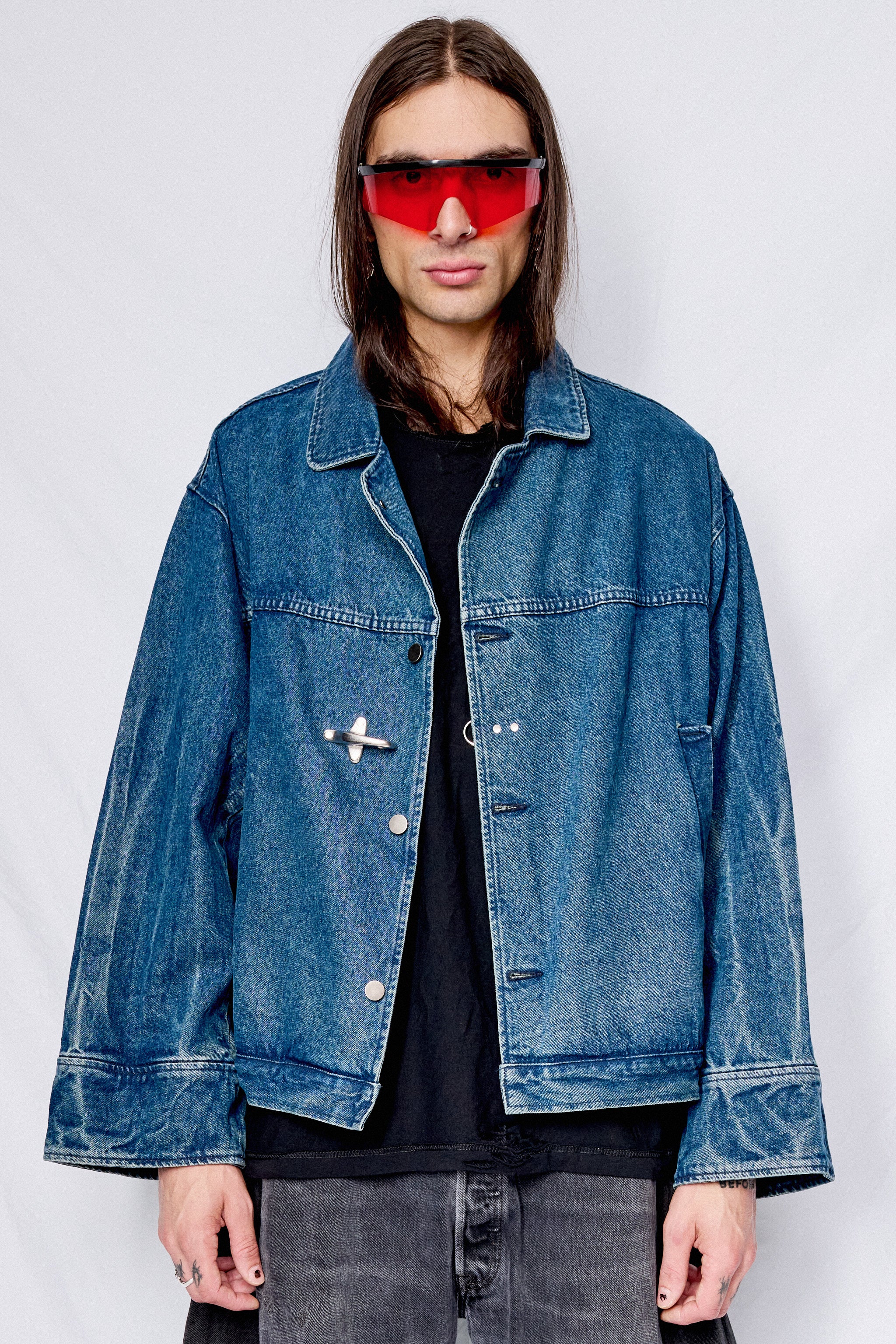 Assembly Fireman Box Jacket - Dark Indigo Denim | Garmentory