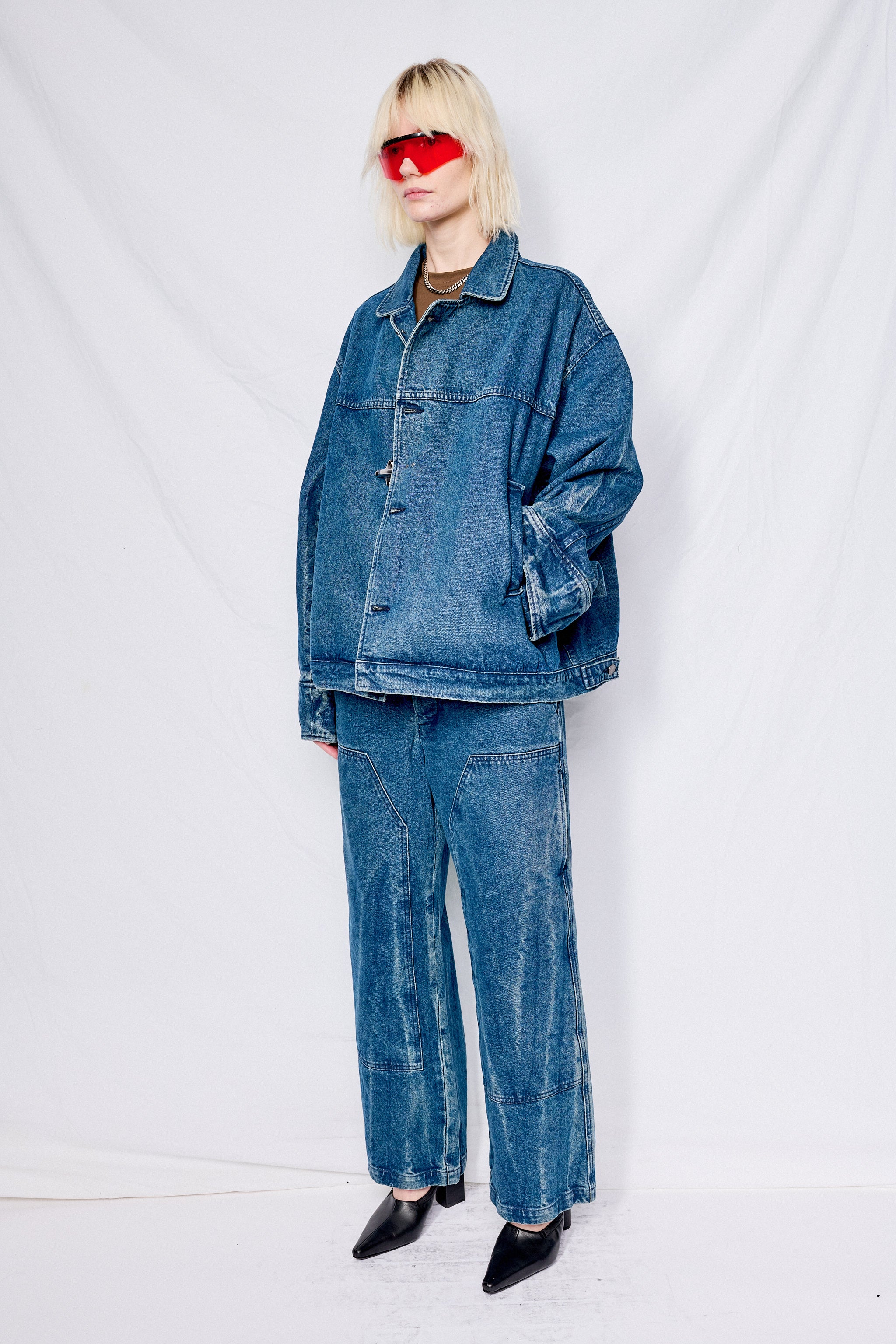 Assembly Fireman Box Jacket - Dark Indigo Denim | Garmentory