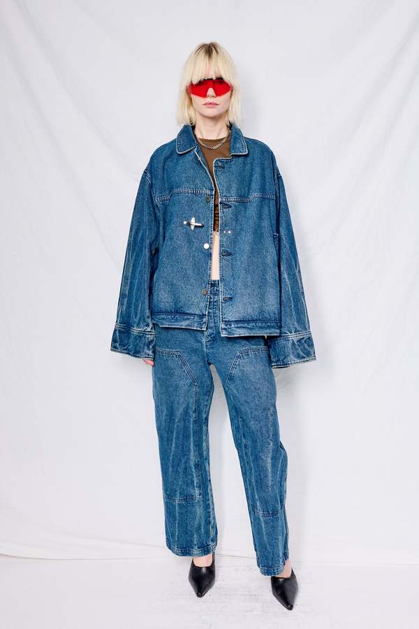 Assembly Fireman Box Jacket - Dark Indigo Denim | Garmentory