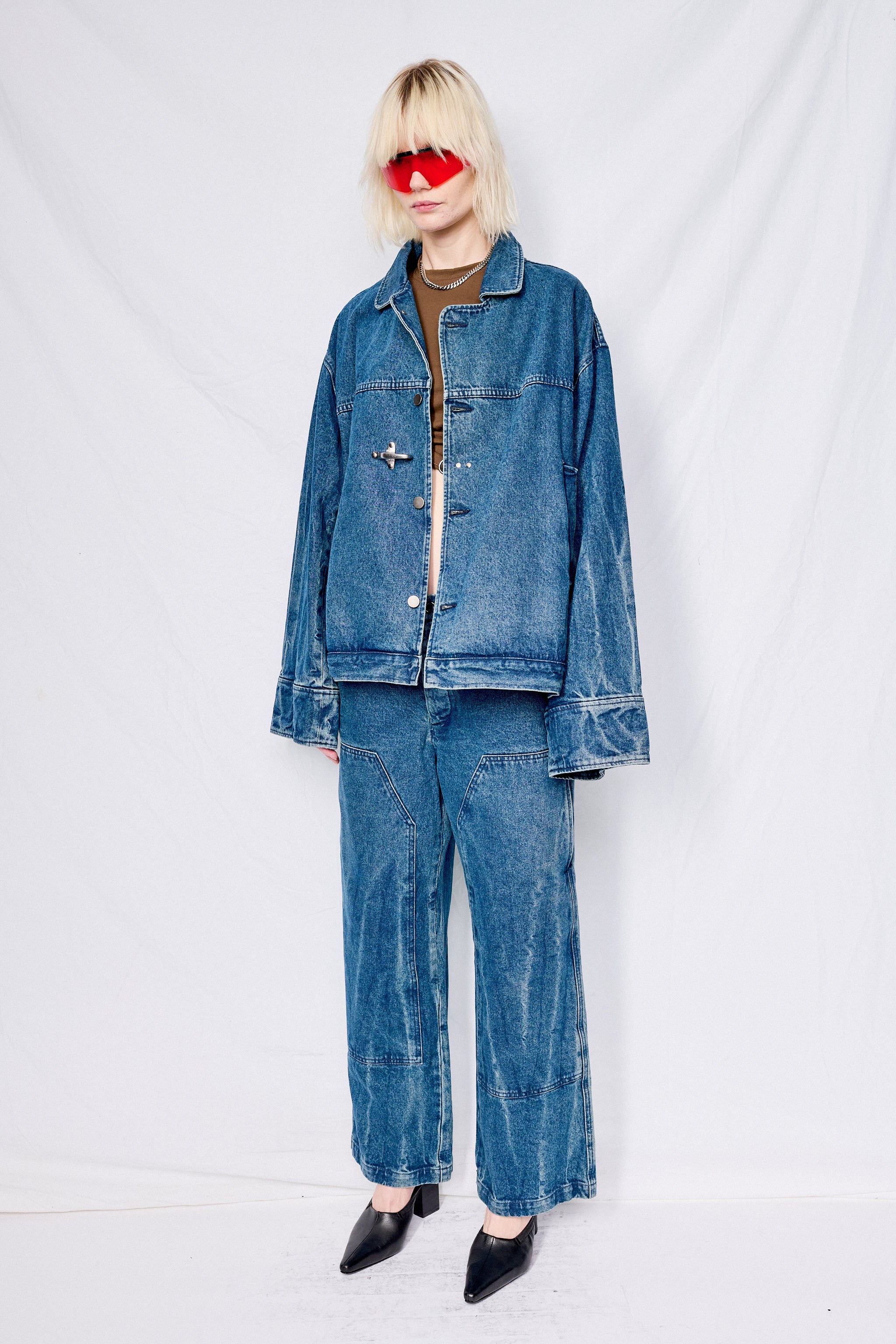 Assembly Fireman Box Jacket - Dark Indigo Denim | Garmentory