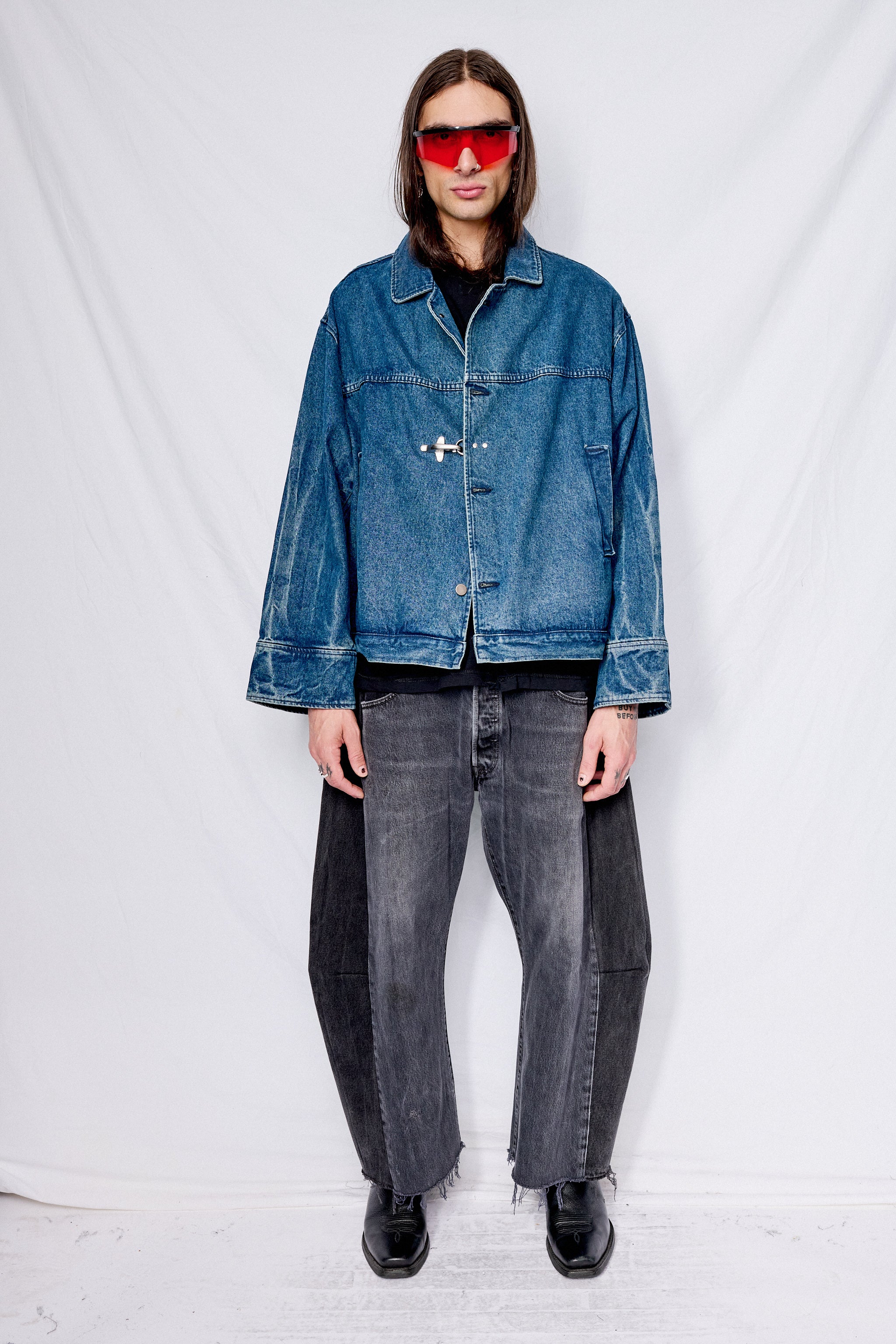 Assembly Fireman Box Jacket - Dark Indigo Denim | Garmentory