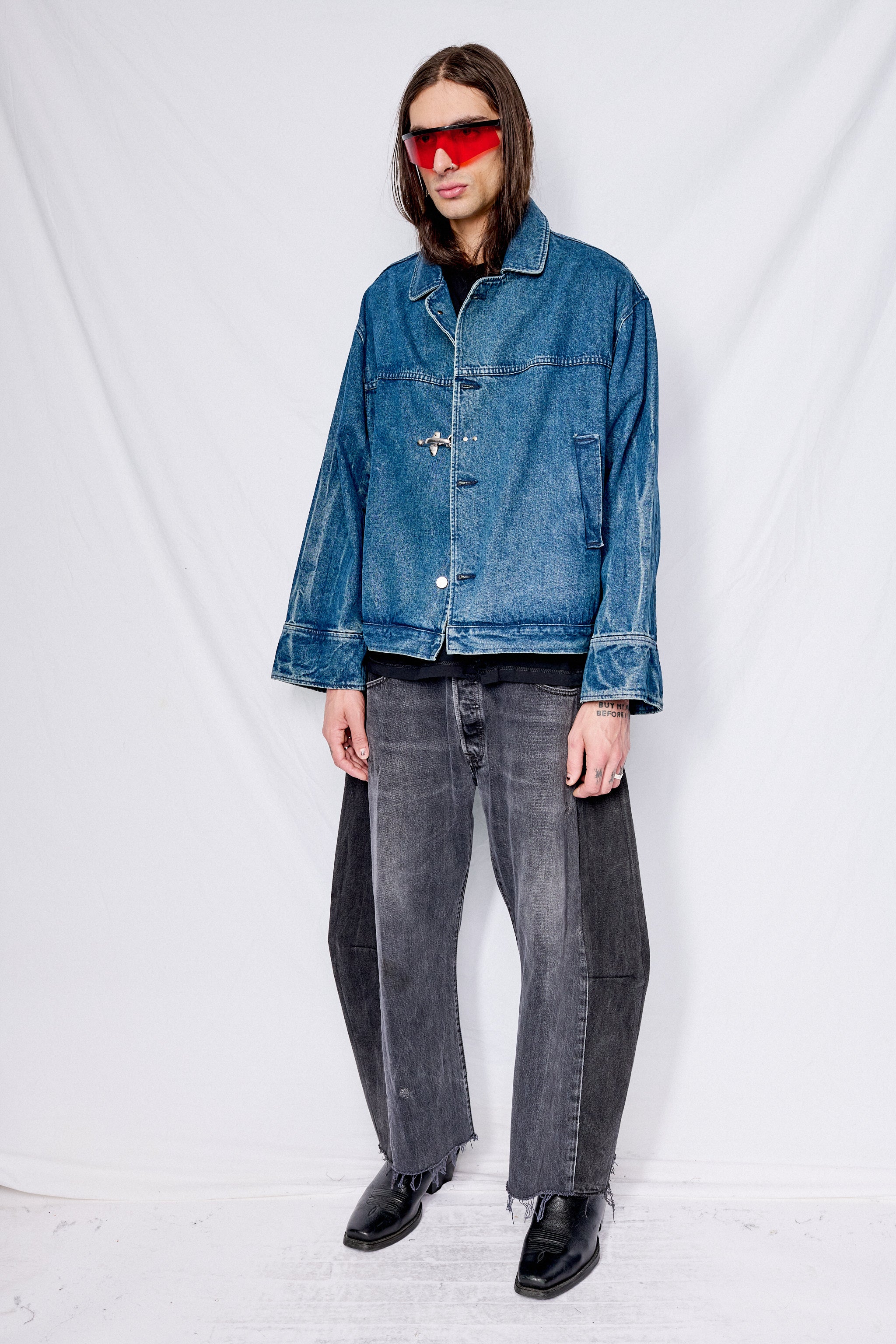 Assembly Fireman Box Jacket - Dark Indigo Denim | Garmentory