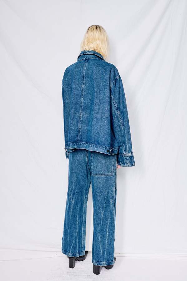 Assembly Fireman Box Jacket - Dark Indigo Denim | Garmentory