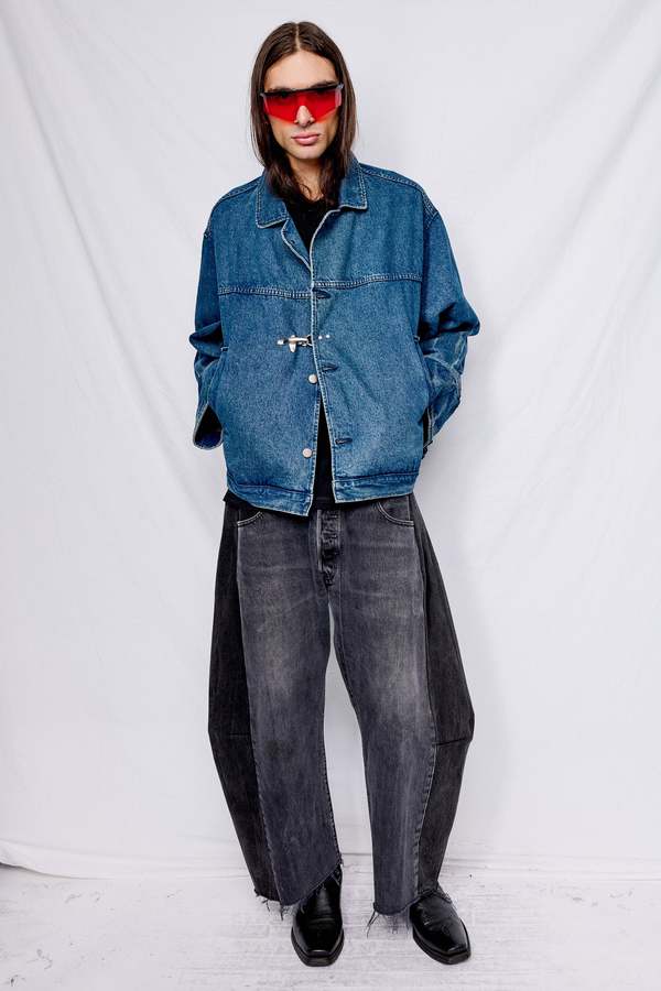 Assembly Fireman Box Jacket - Dark Indigo Denim | Garmentory