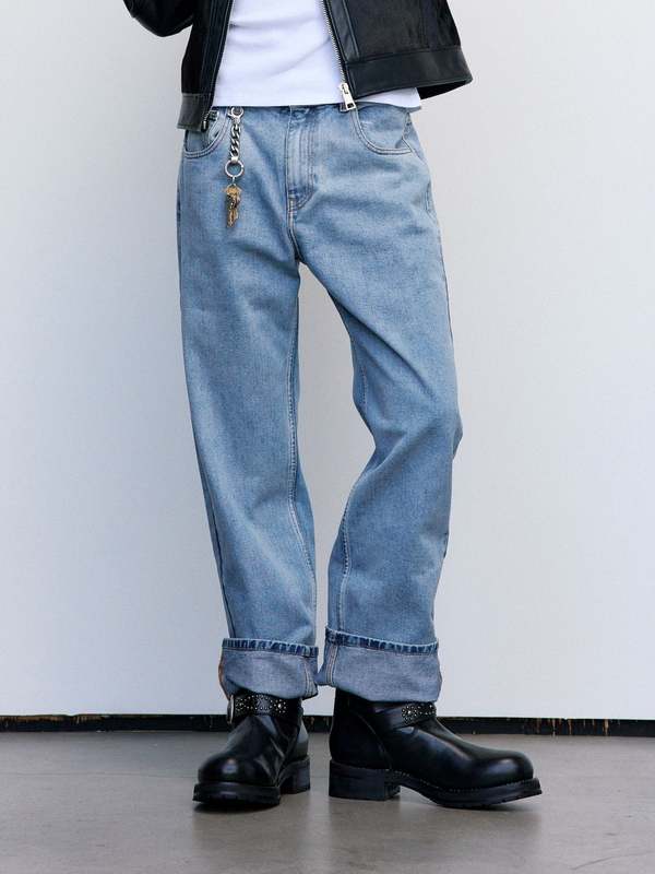SECOND/LAYER Big Papi Denim Jeans - Light Stone Wash | Garmentory