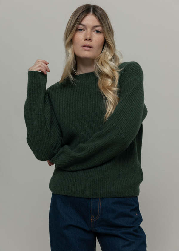 Melissa recycled cashmere green | Garmentory