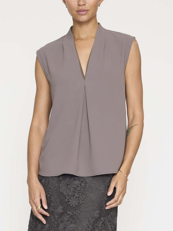 Brochu Walker Letia Top - gray | Garmentory