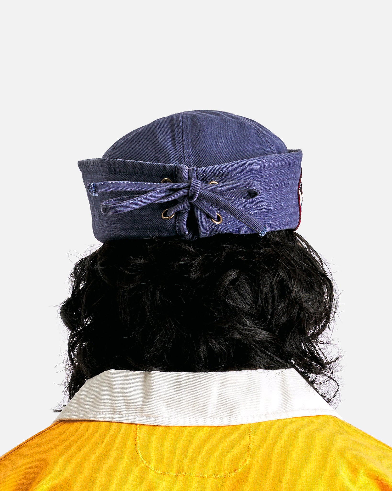 BODE Patched Sailor Cap - Blue | Garmentory