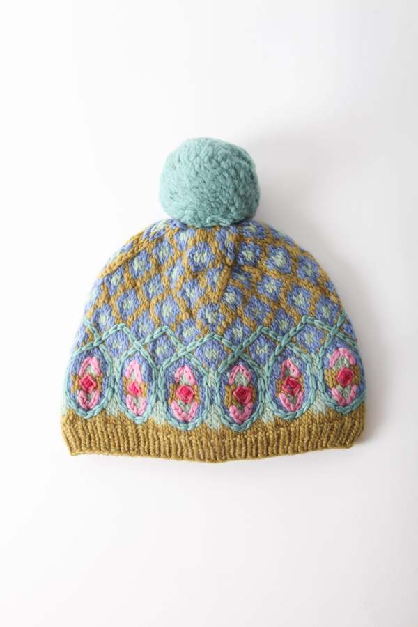 French Knot Chalet Hat - Green | Garmentory