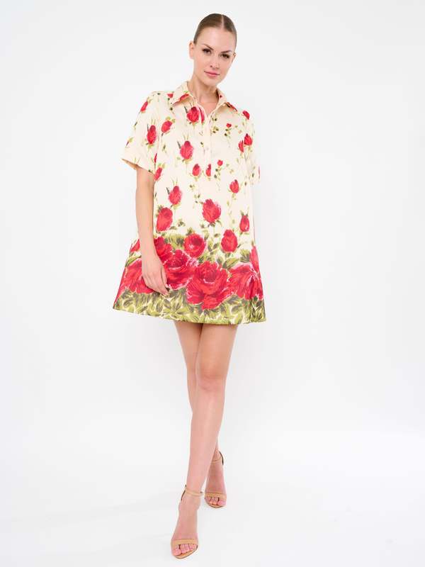 Flora Bea Francine Dress - Rosebud Print | Garmentory