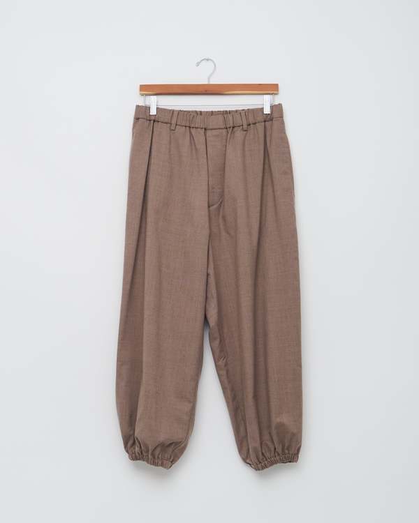 Yoko Sakamoto Brushed Wool Kung Fu Pants - Beige | Garmentory