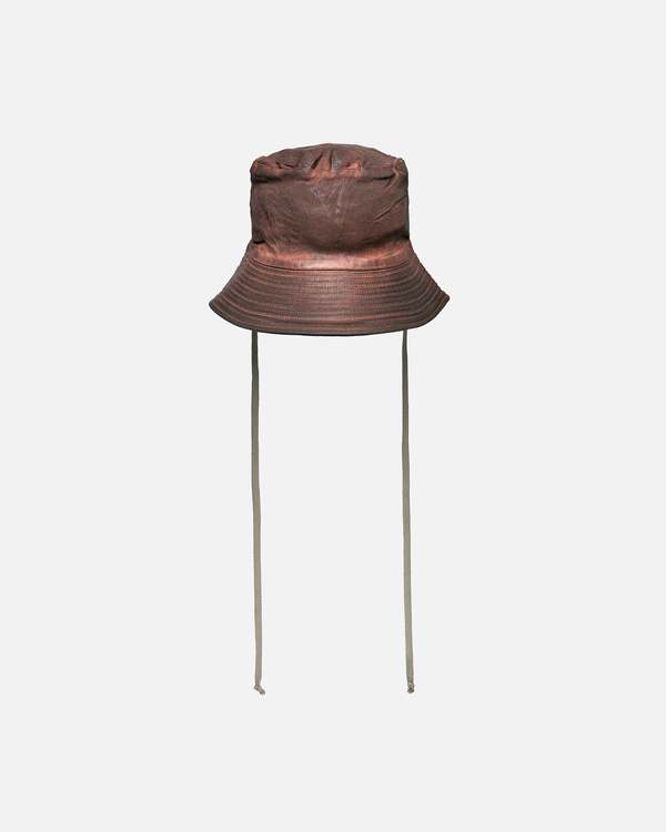 Rick Owens Gilligan Hat - Terra | Garmentory