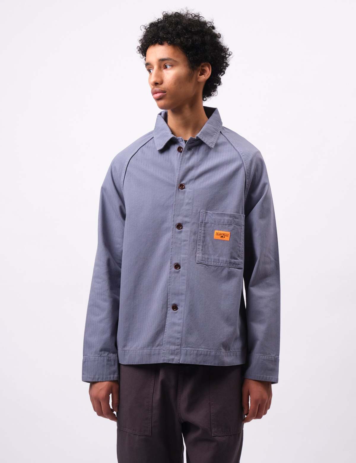 Service Works Herringbone FOH Jacket - Harbour Blue | Garmentory
