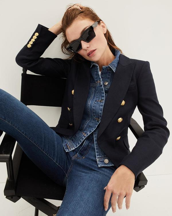 Veronica Beard Slate Dickey - Denim Blue | Garmentory