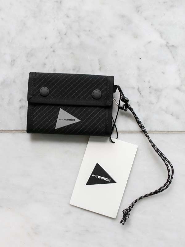 And Wander Reflective Rip Wallet - Black | Garmentory