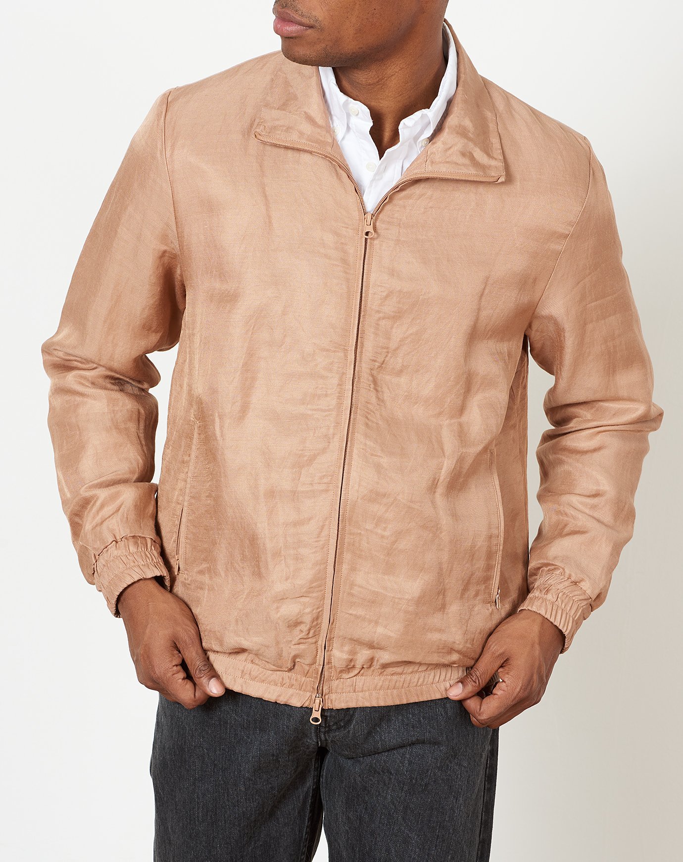 Saturdays NYC Everett Track Jacket - British Khaki | Garmentory