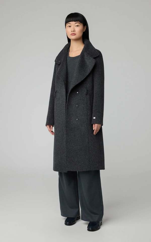 SOIA & KYO Genie Wool Coat | Garmentory