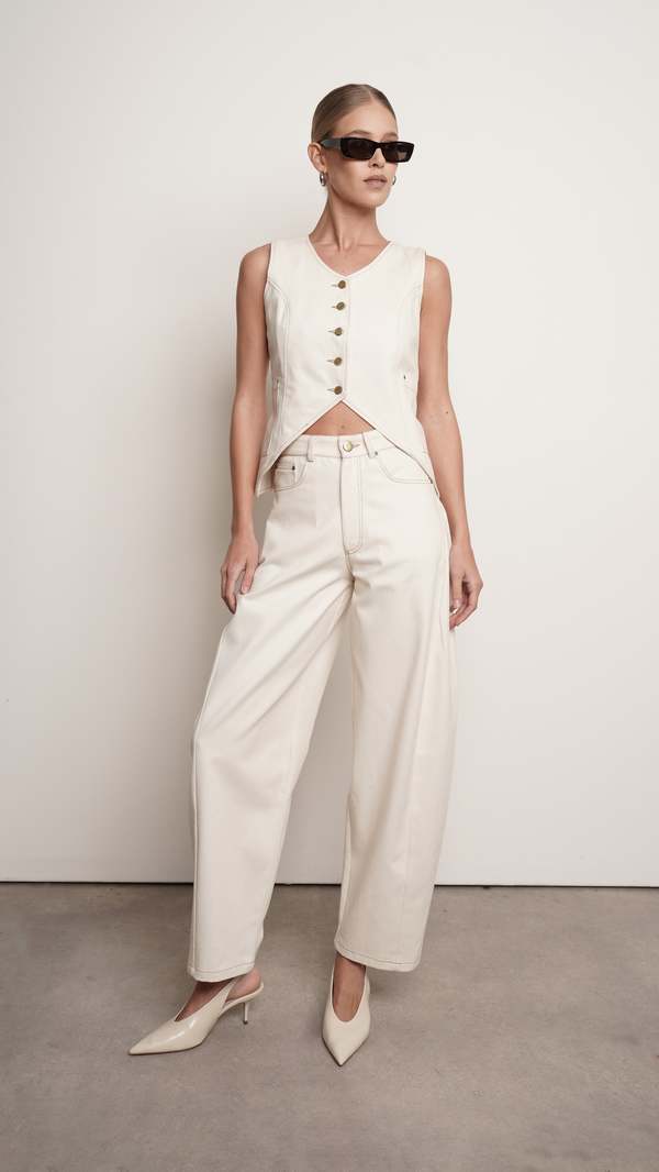 Parentezi Leo Pant - Ivory | Garmentory