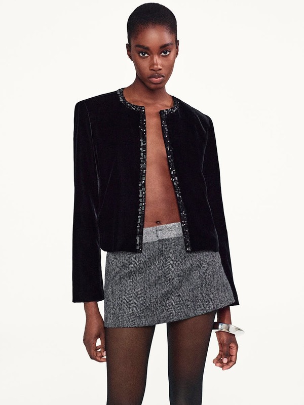 FRAME Denim Embellished Velvet Jacket - Black | Garmentory