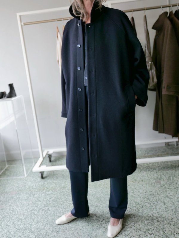 Monique van Heist RAG COAT - NAVY | Garmentory