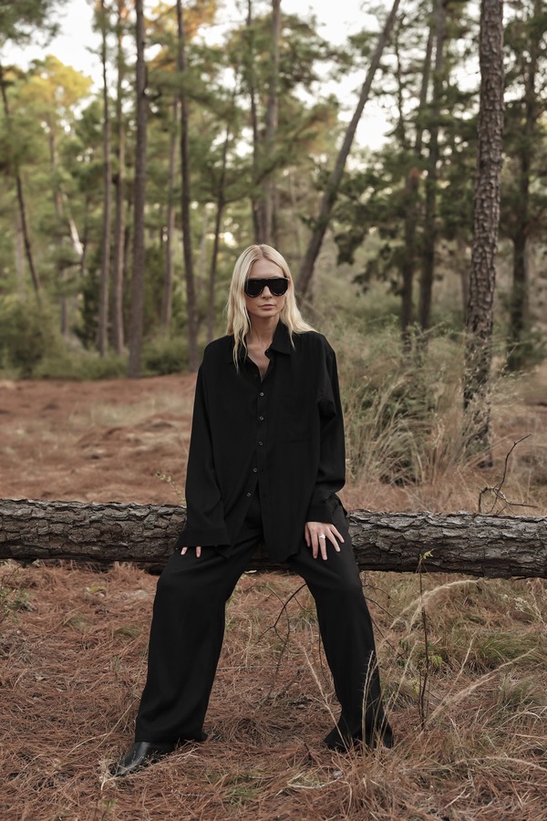 MAMÈNE Wool Repeat Shirt | Garmentory