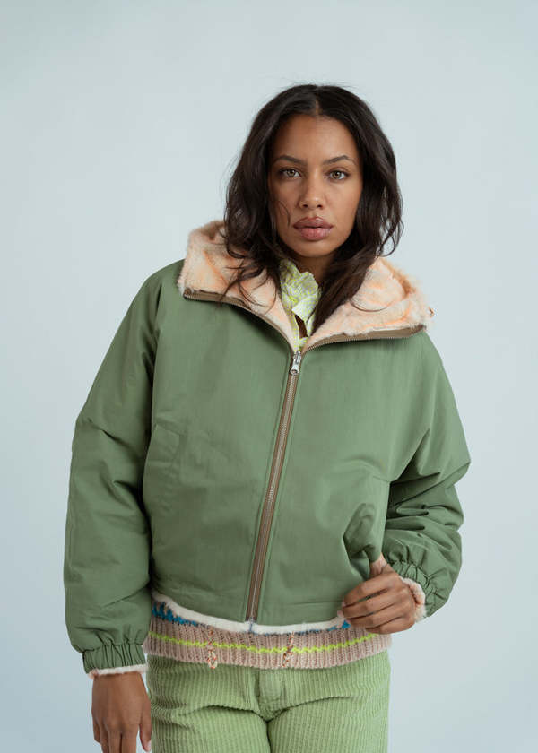 Bellerose Uniform Reversible Loud Jacket - Uniform | Garmentory