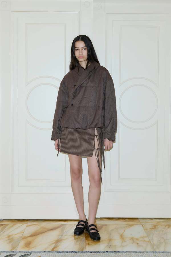 Deiji Studios Bubble Coat - Herringbone | Garmentory