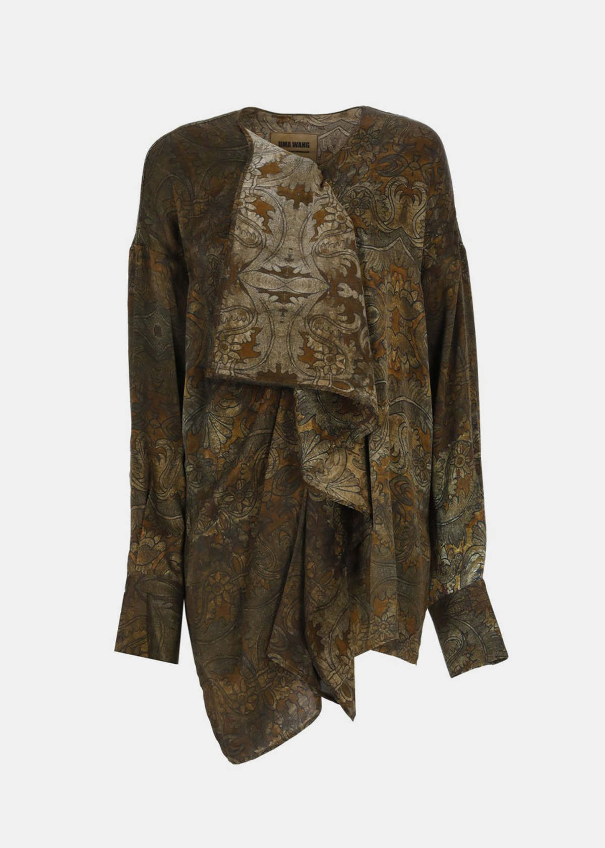 Uma Wang Tumble Top - Mustard/Black | Garmentory