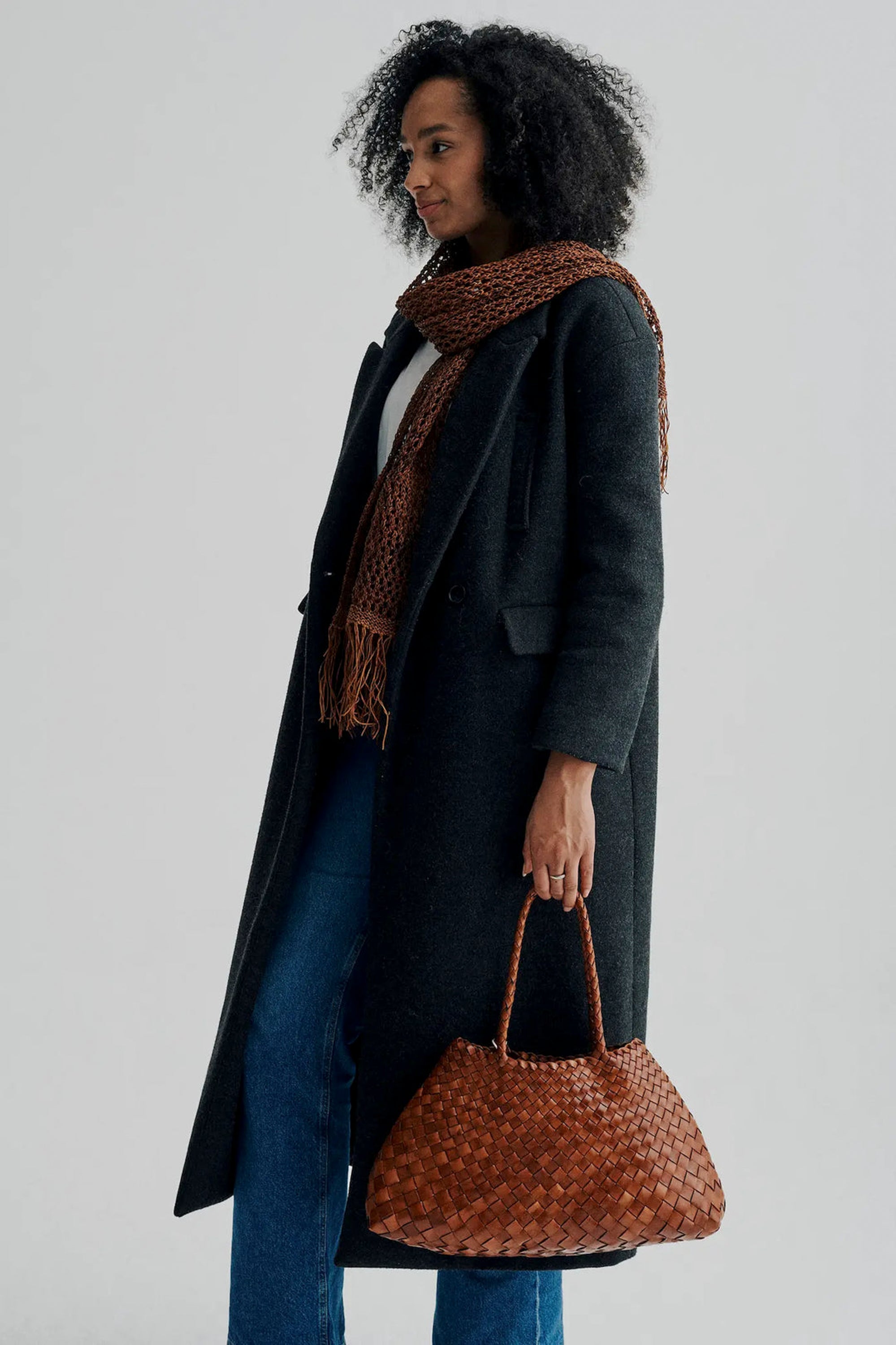 Dragon Diffusion 8892 SANTA CROCE BIG Bag - TAN/DK.BROWN | Garmentory