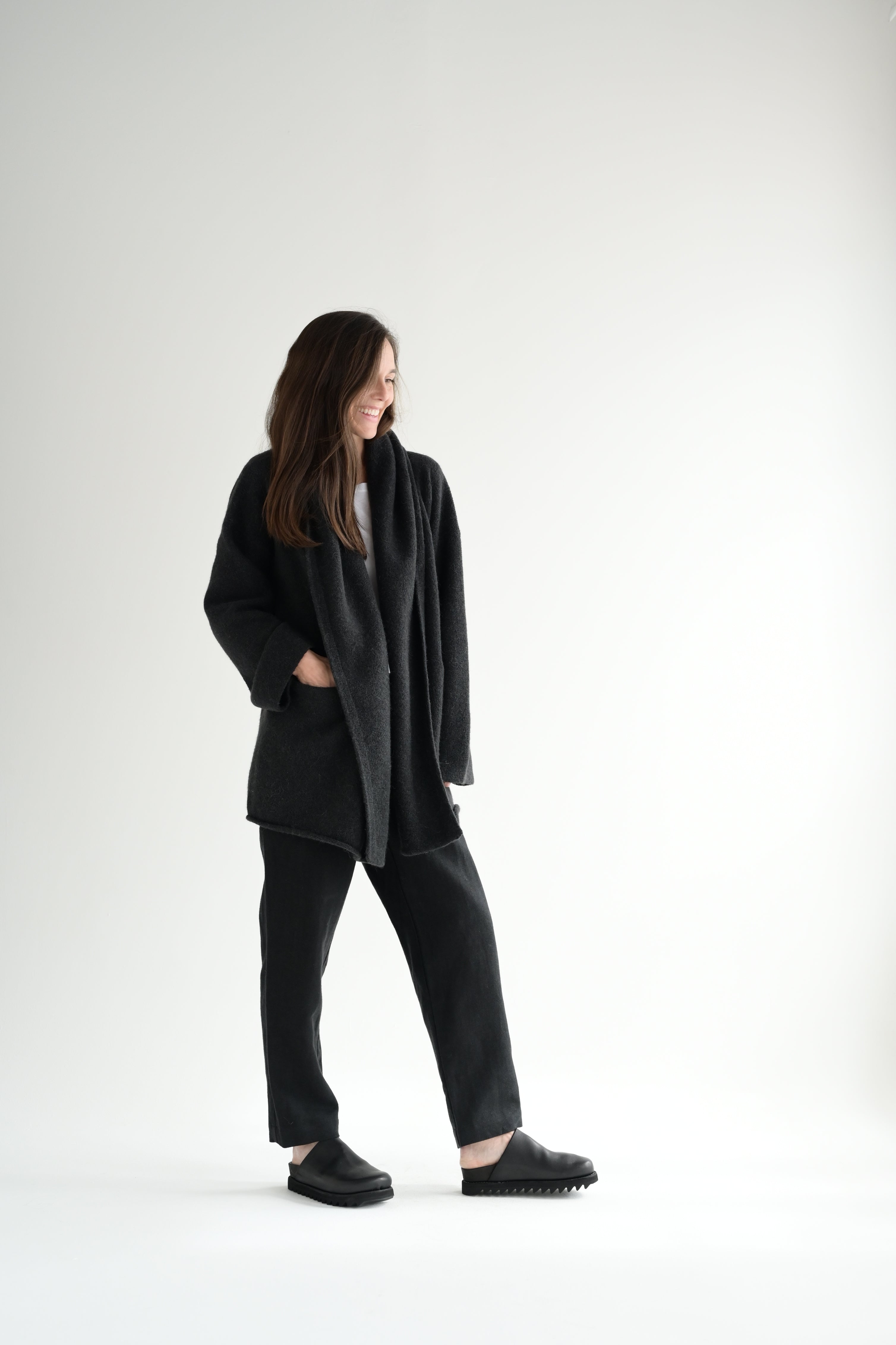 Lauren Manoogian Manta Coat - Ink | Garmentory