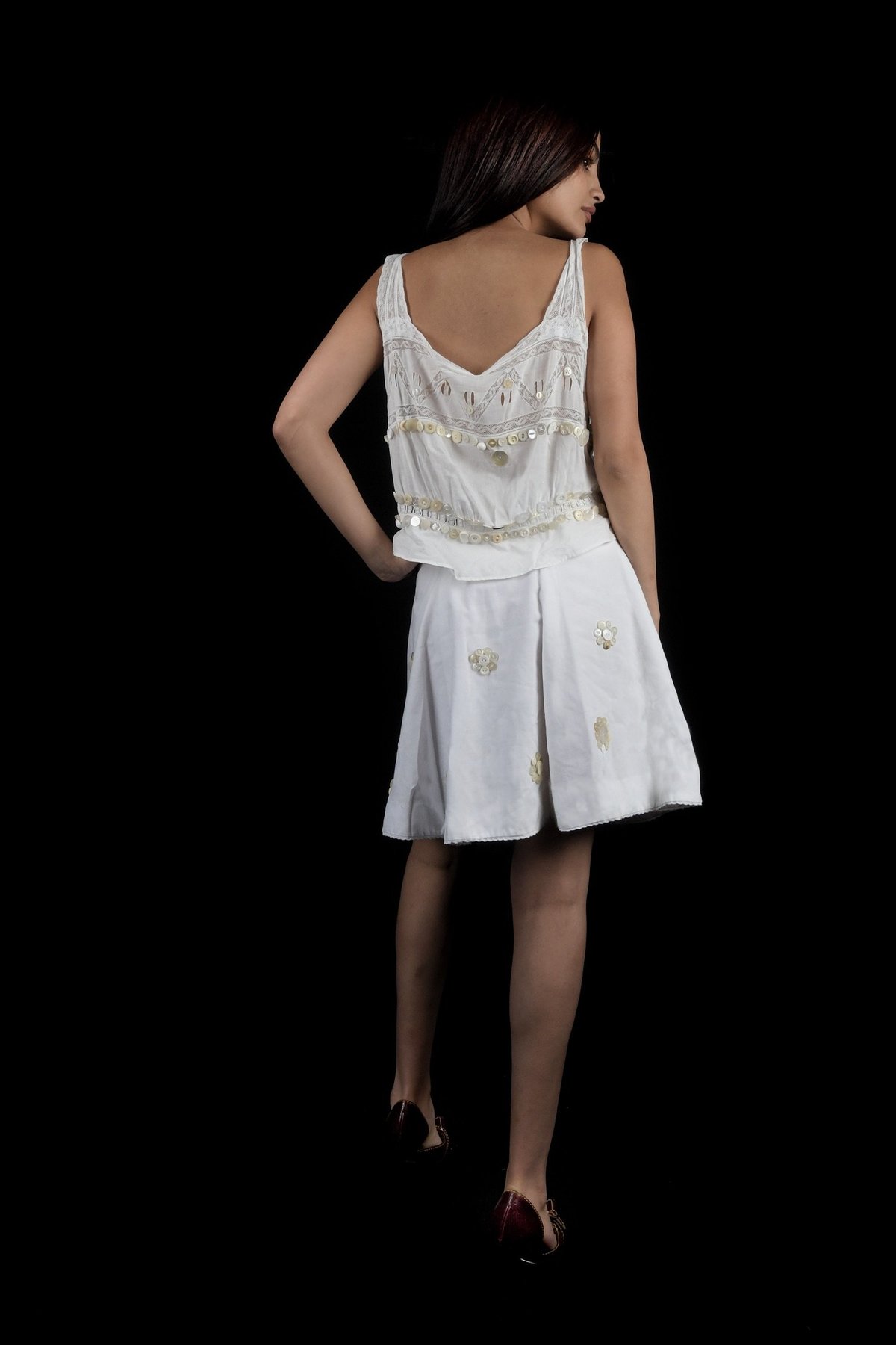 Sydney Pimbley Austen Button Skirt | Garmentory