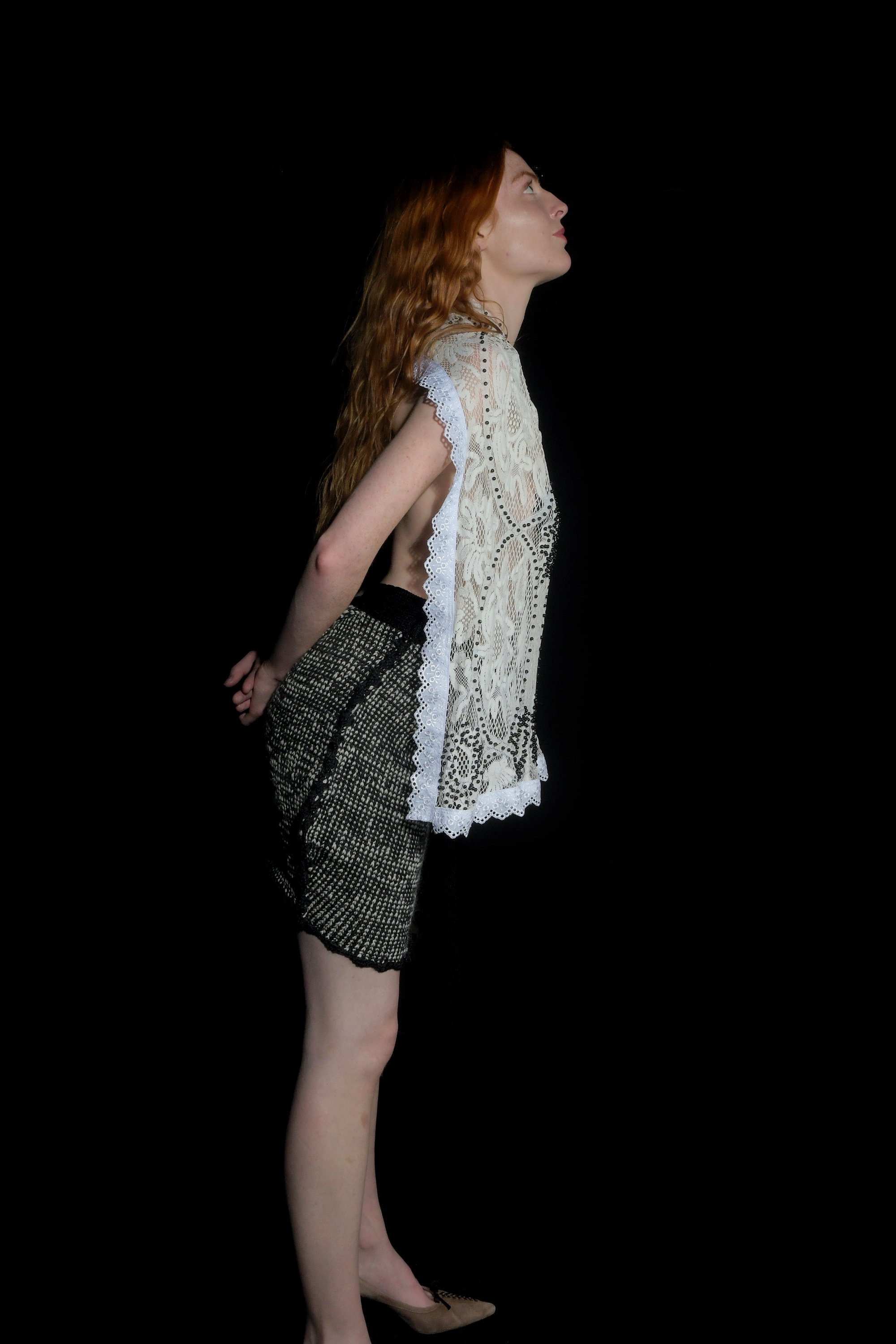Sydney Pimbley Suzy Top - White/Black | Garmentory
