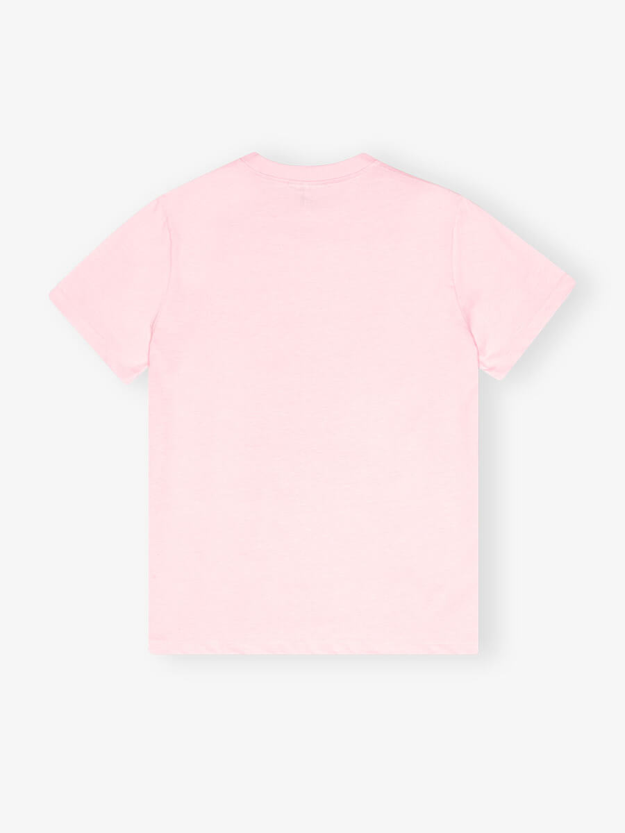 Ganni Basic Jersey Leopard T-Shirt - Pink | Garmentory
