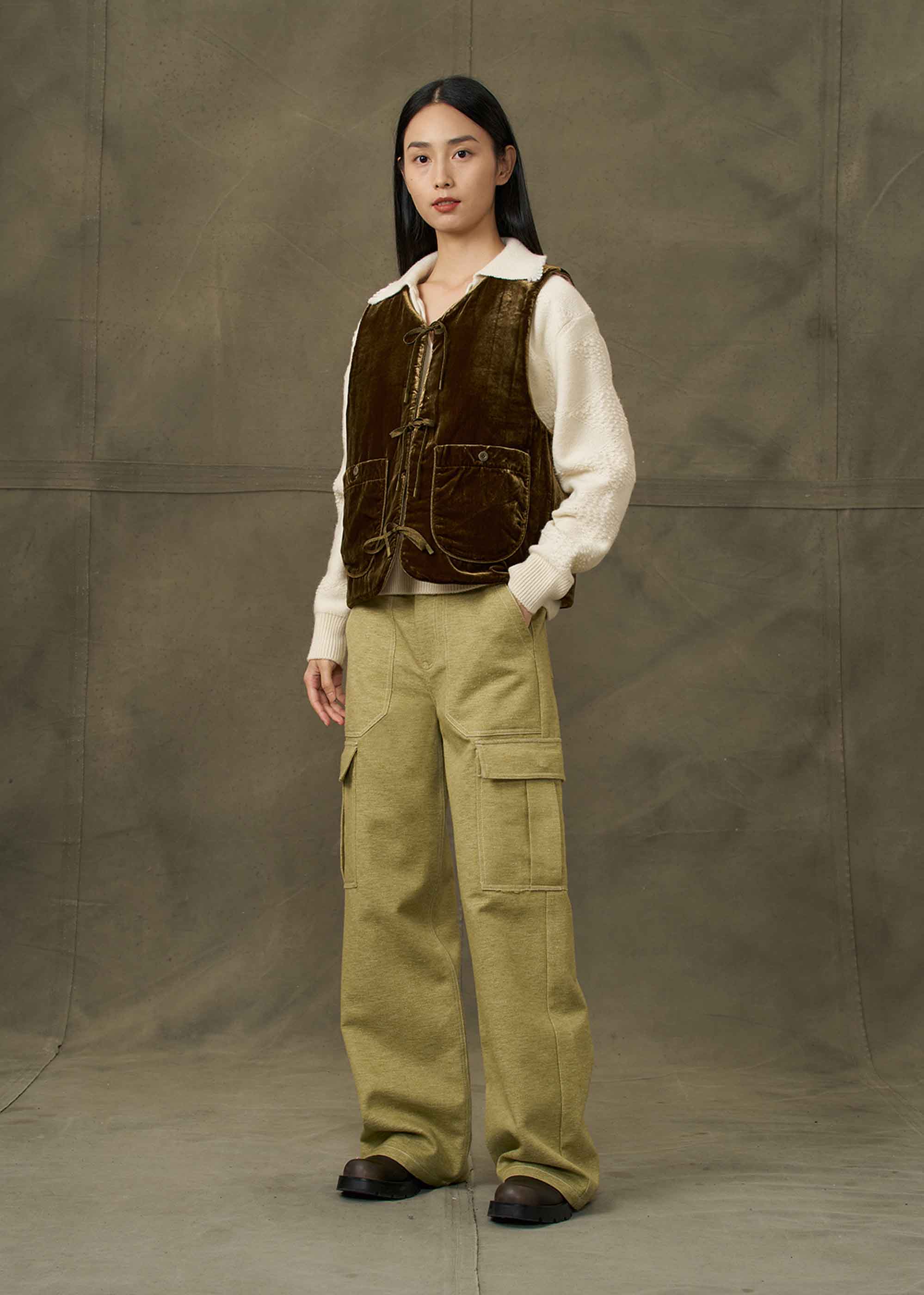 WHM Reversible Quilted Vest - Brown | Garmentory