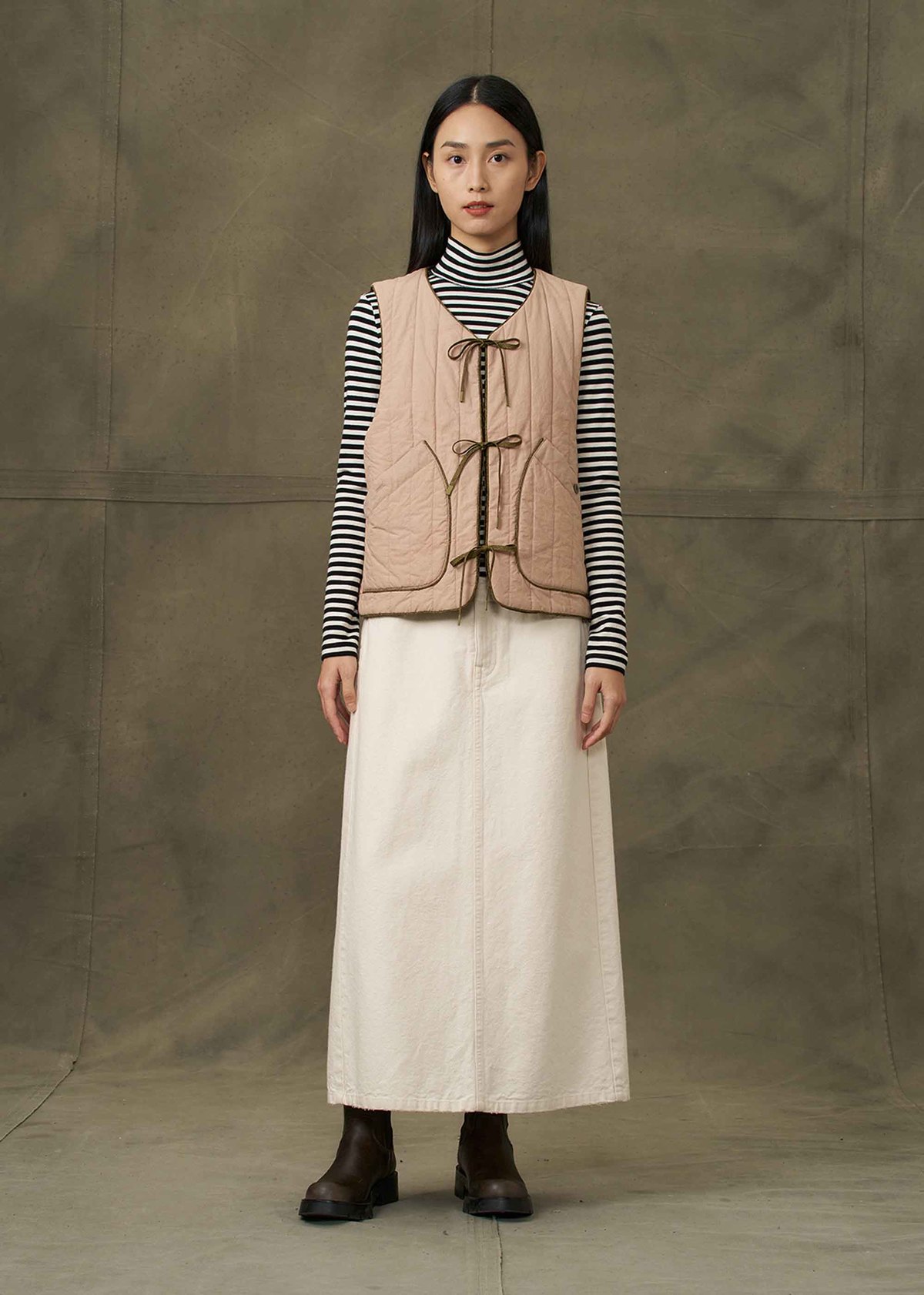 WHM Reversible Quilted Vest - Brown | Garmentory