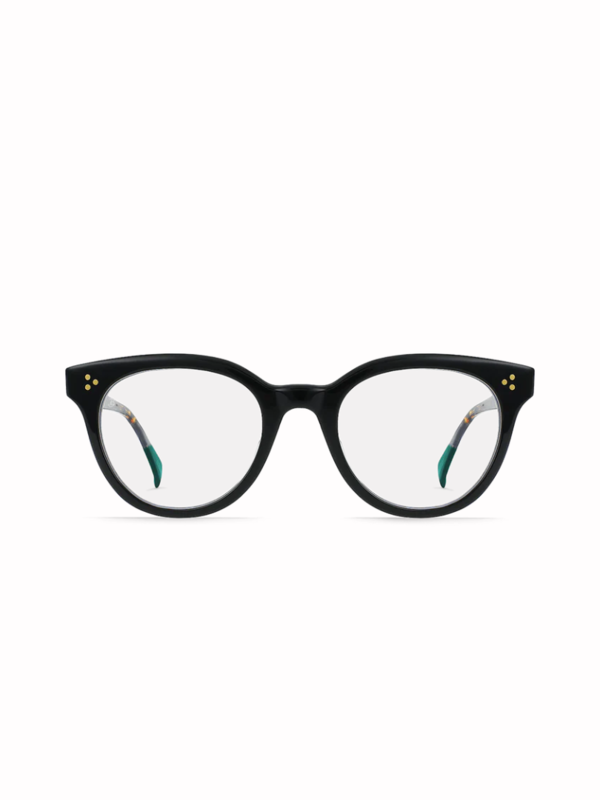 Augusta Twenty Lysha Glasses - Crystal Black Azul/Clear | Garmentory