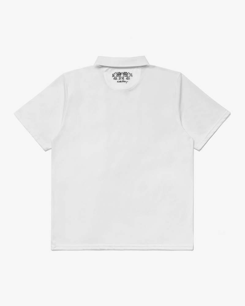 MALBON GOLF X Keith Haring Performance Pique Polo | Garmentory