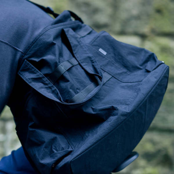 Snow Peak Lightweight Taslan Ripstop Tote Bag - Black | Garmentory