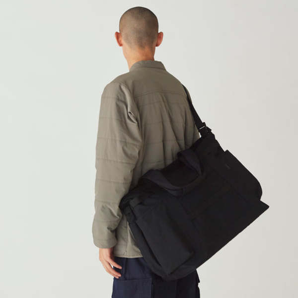 Snow Peak Lightweight Taslan Ripstop Tote Bag - Black | Garmentory