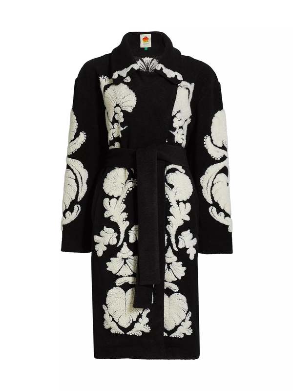 Farm Rio Fleece Coat - Helen Black | Garmentory