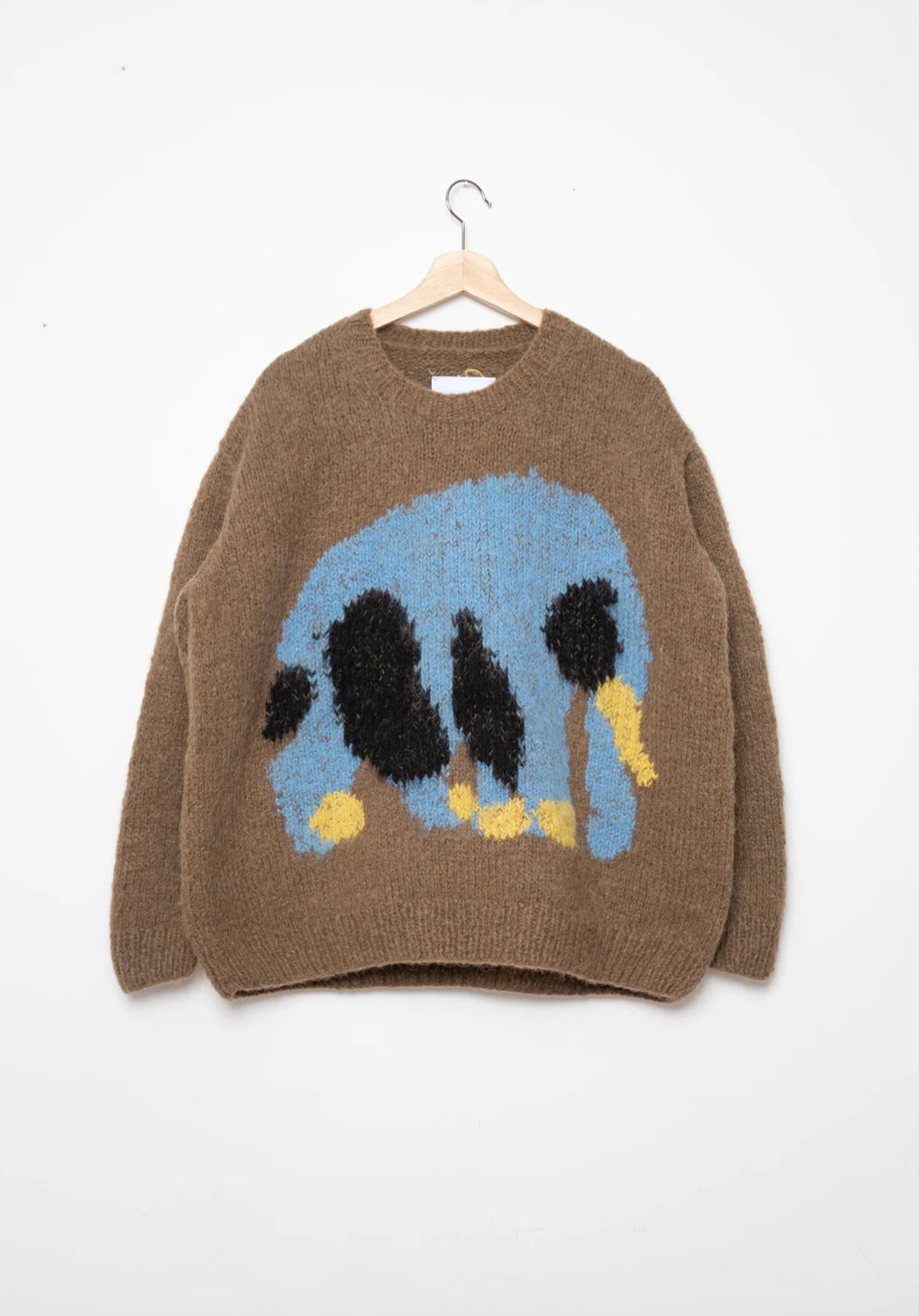 W.I.L.D. A.N.I.M.A.L.S. Elephant, Cheetah Pullover Sweater - Brown ...