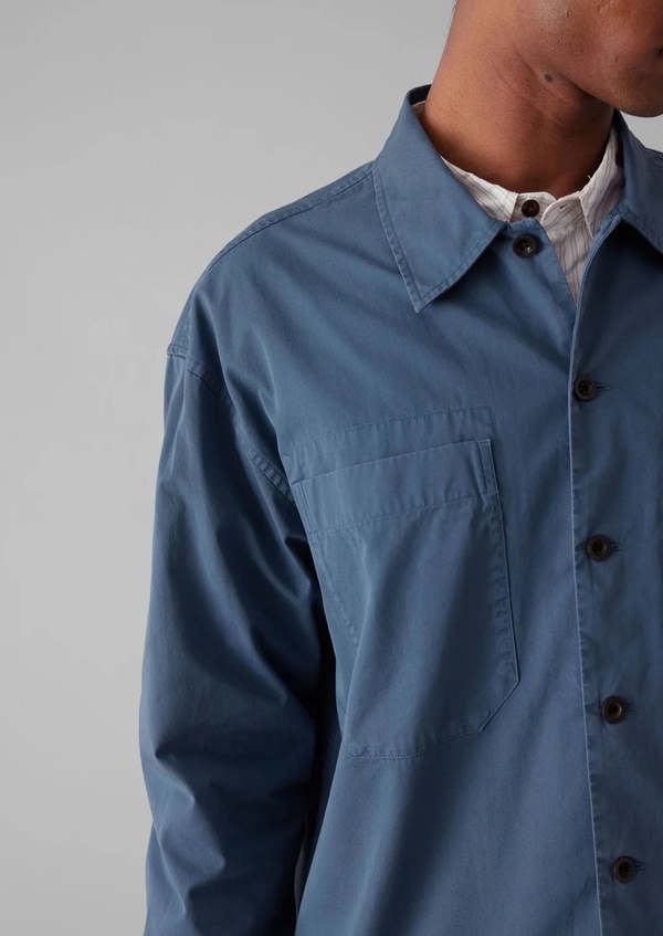 Toast Cotton Twill Shirt - Slate Blue | Garmentory