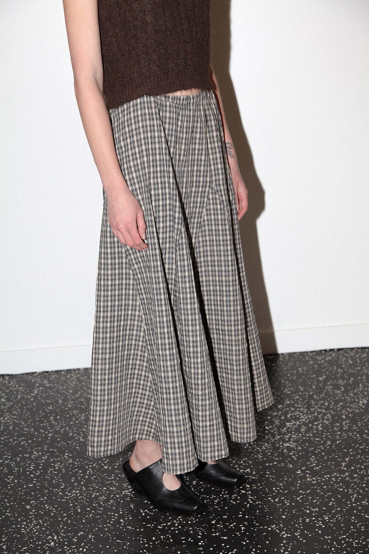 Studio 411 Maxi Skirt - Plaid | Garmentory