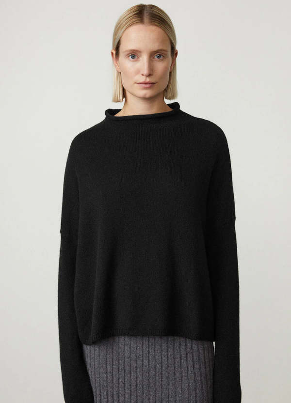 Lisa Yang Sandy Cashmere Sweater - Zelta/Black | Garmentory