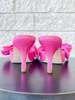 Loeffler Randall Margot Rose Moir Bow Mule - Pink | Garmentory