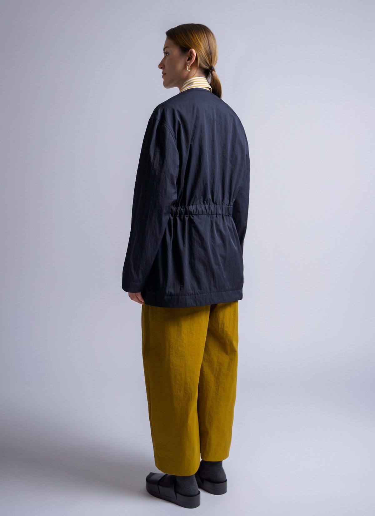 Grei. Blue Nylon Twill Departure Jacket - Midnight | Garmentory