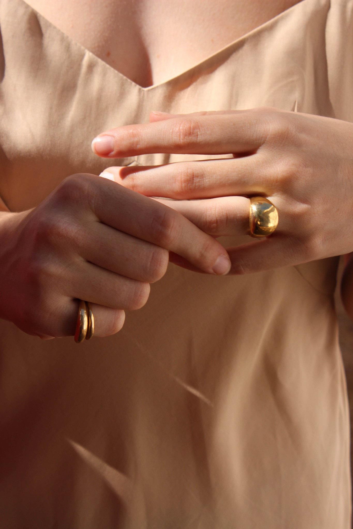 Yah Yah Jewelry Strength Ring - Brass | Garmentory